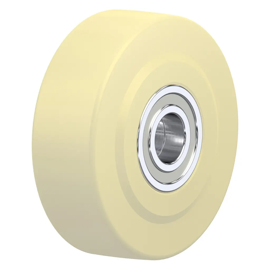 GSPO 252/50K 250mm natural beige cast nylon wheel | Parnells Website
